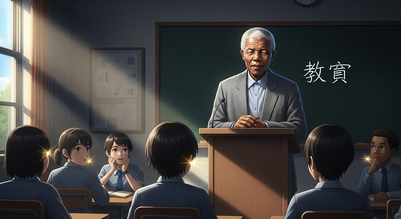 教育とは、世界を変えるために用いることができる、最も強力な武器である。 | Buff Words